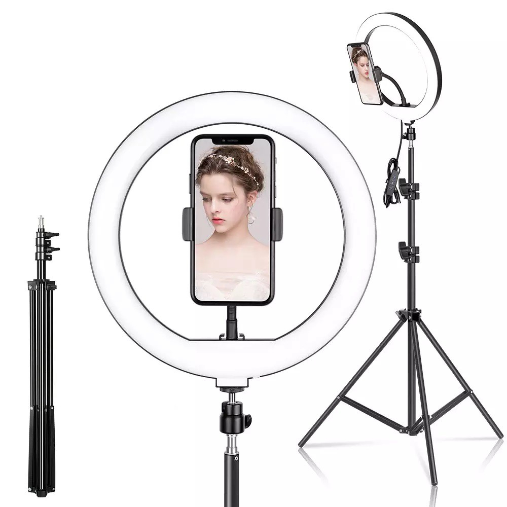 26cm Selfie Led Ring Light with Stand And Phone Holder Photo Studio ...
