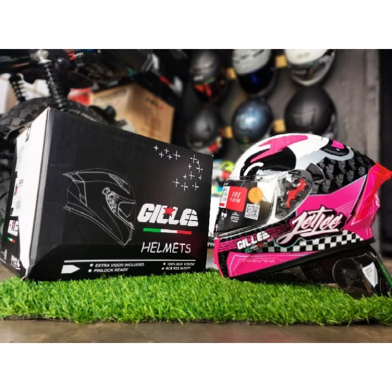 Gille GTS V1 Jet Lee Lodicakes inspired Full Face Helmet | Shopee ...