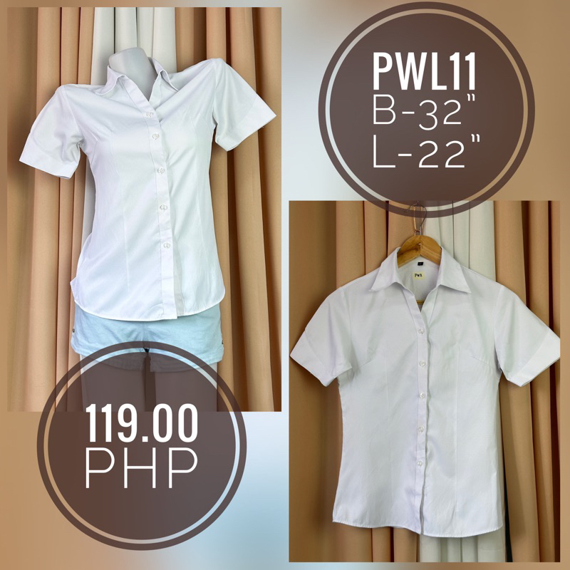 White Tops Collection Trendy| Formal | Office | Shopee Philippines
