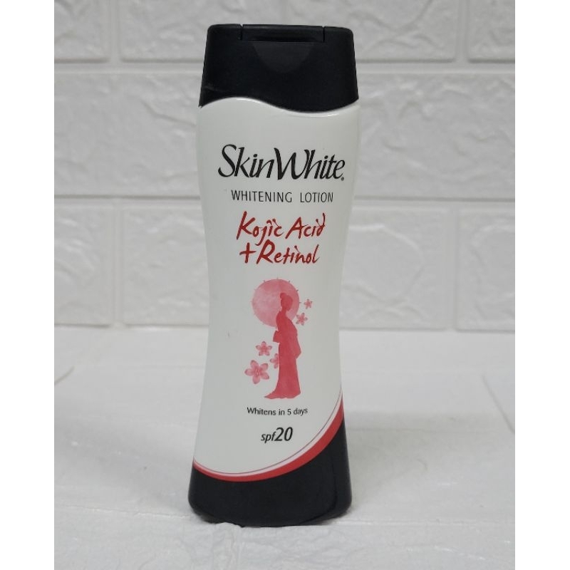 Skinwhite whitening lotion kojic acid + retinol spf 20 (100ml) | Shopee ...