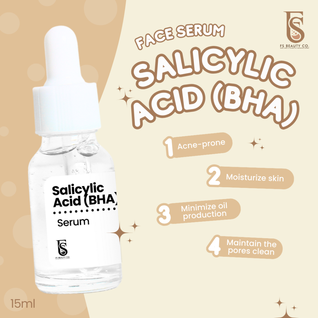 Salicylic Acid (BHA) Face Serum | 15ml [READY FOR REBRANDING] | Shopee Philippines
