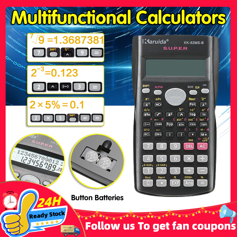 Scientific Calculator School Calculator Stationery Office Calculator ...