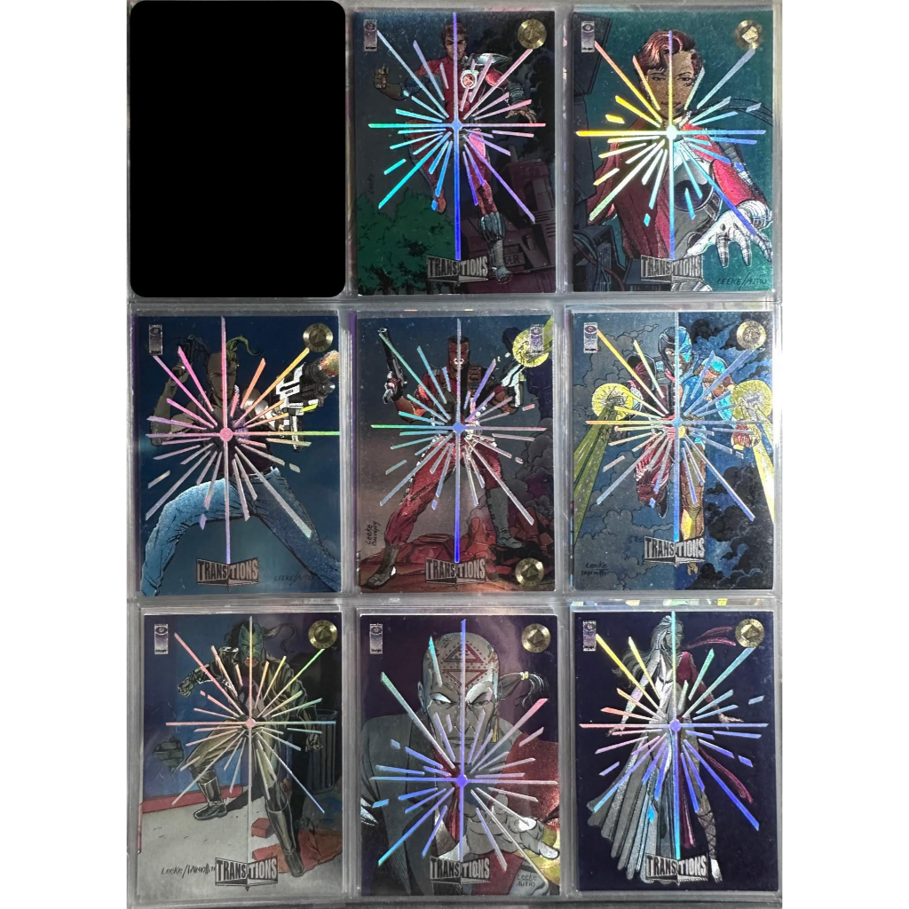 1993 Deathmate Trading Card - Transition Foil Insert - #T1 to T8 ...