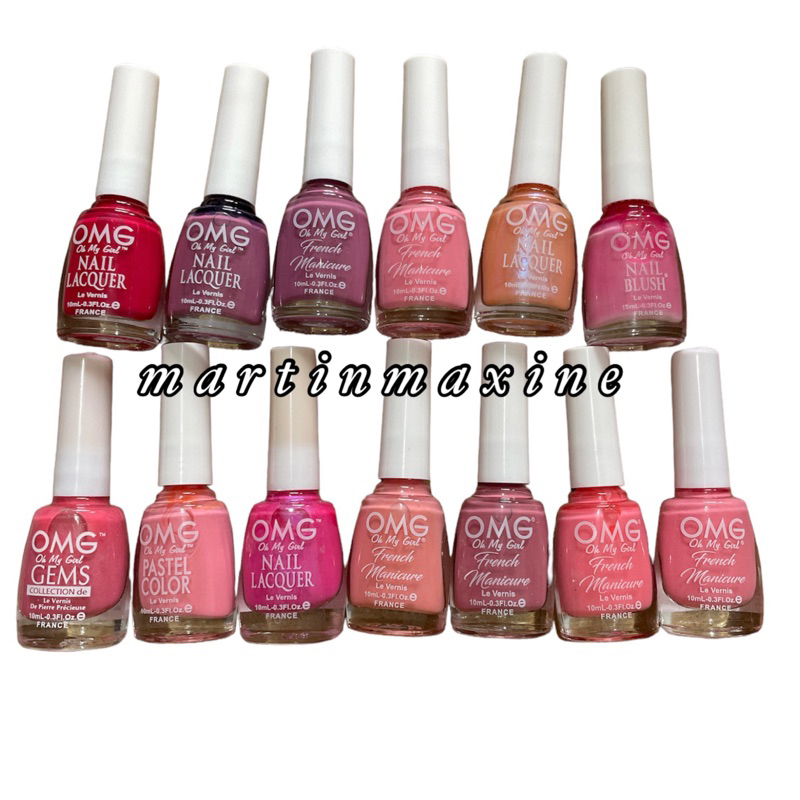 Original OMG nail polish ( Pink ) | Shopee Philippines