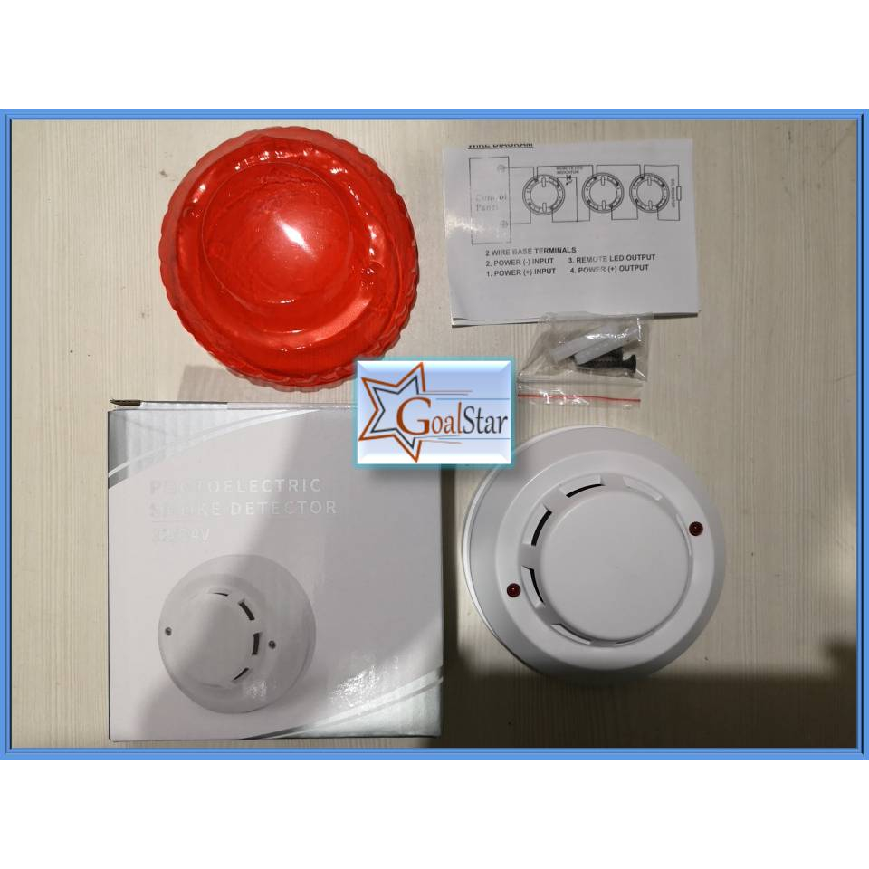 24V smoke detector (conventional) for fire alarm | Shopee Philippines