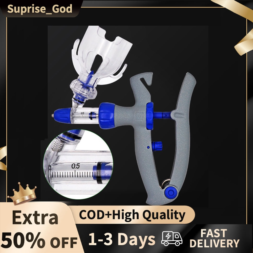 Veterinary Continuous Injector Vaccine Poultry Adjustable Automatic For ...