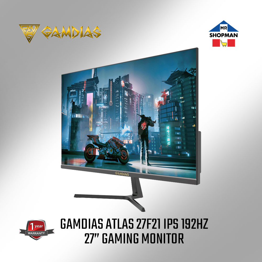 Gamdias Atlas 27F21 27" IPS 192Hz Gaming Monitor | Shopee Philippines