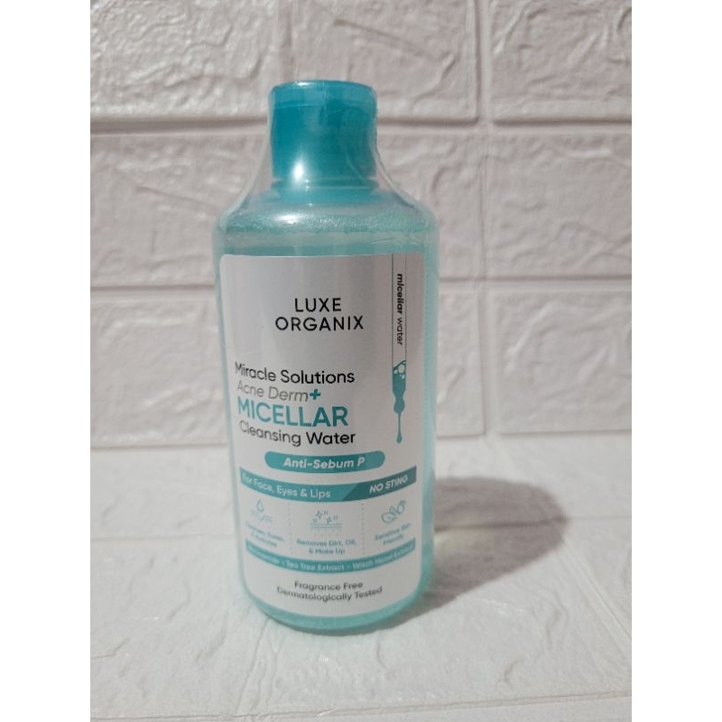 Luxe organix miracle solution acne derm+ Micellar water (300ml ...