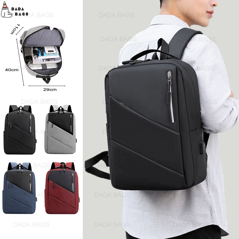 Backpack for Men Women Waterproof USB Laptop Backpack Large Capacity ...