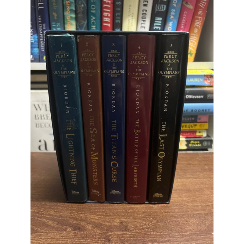 Percy Jackson & the Olympians Boxed Set by Rick Riordan | Shopee ...