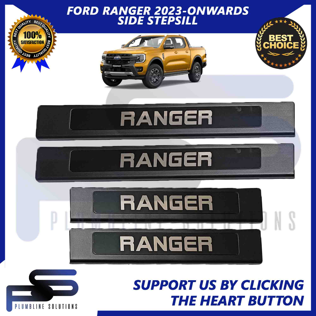 Ford Ranger 2012 - 2022 / 2023 Onwards Side Door Side Stepsill / With ...