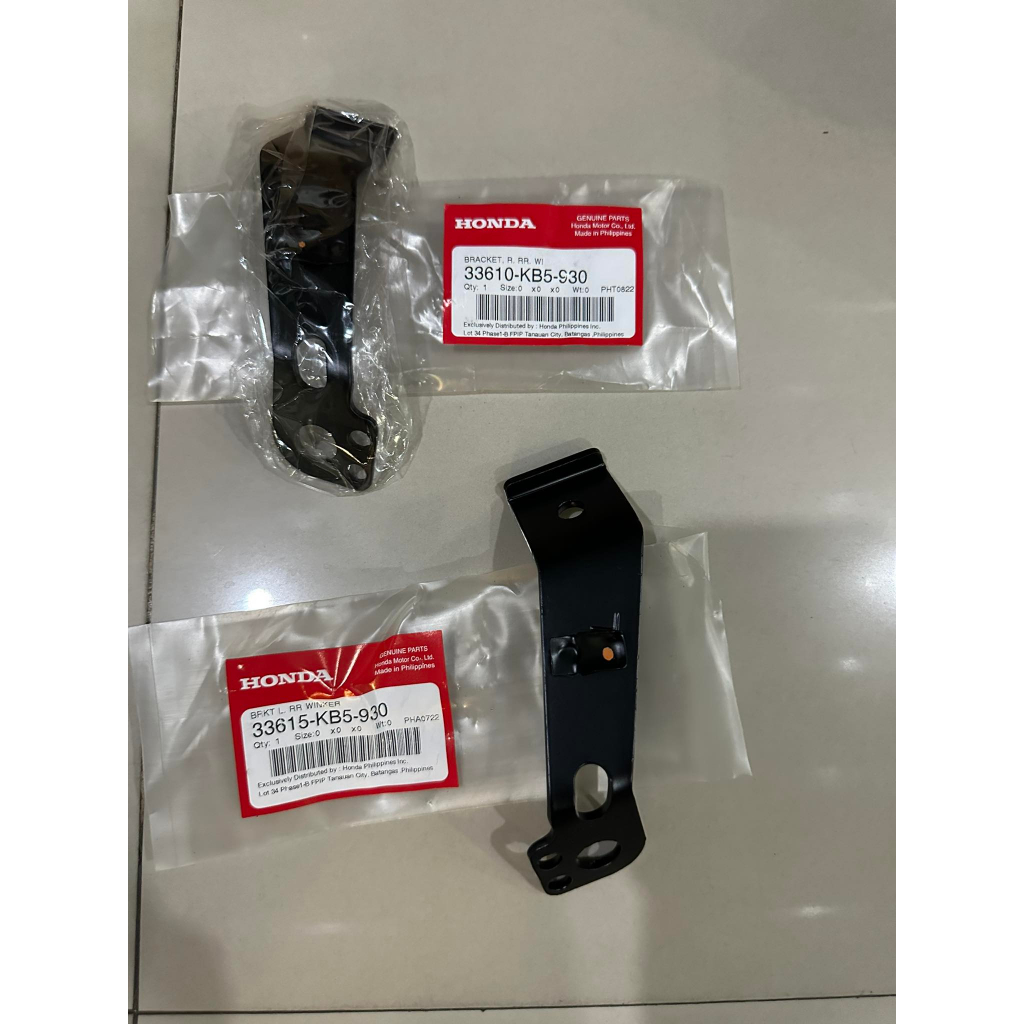 HONDA GENUINE FLASHER BRACKET REAR FOR TMX155 (pair) | Shopee Philippines