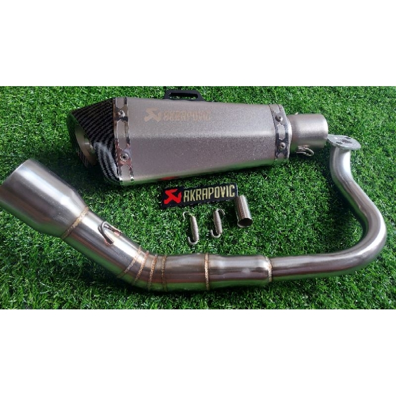 HONDA CLICK 125i / 150i AKRAPOVIC PIPE WITH SILENCER ( FULL SYSTEM ...