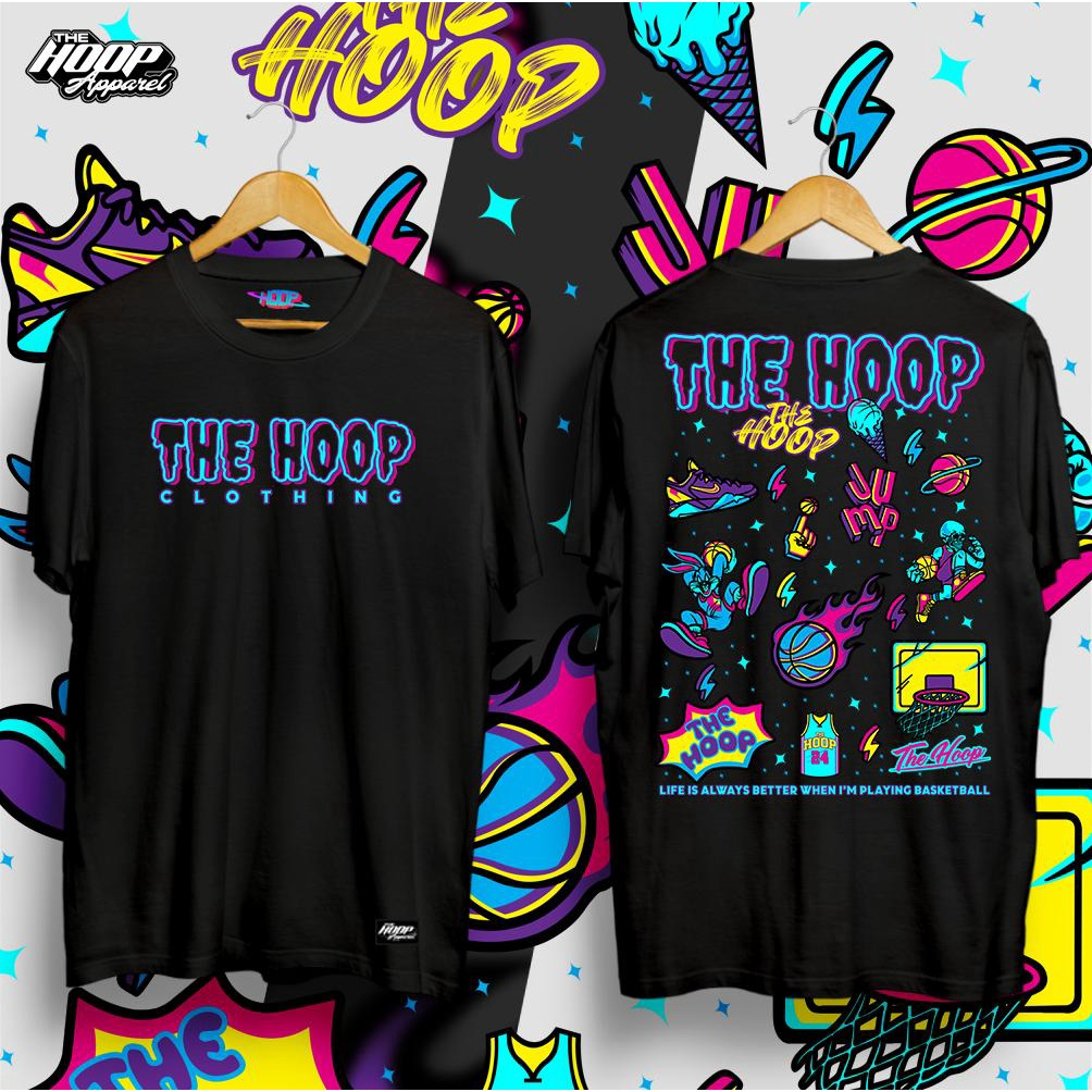 THE HOOP APPAREL SIGNATURE DOODLE GRAPHIC TSHIRT UNISEX Pure cotton ...