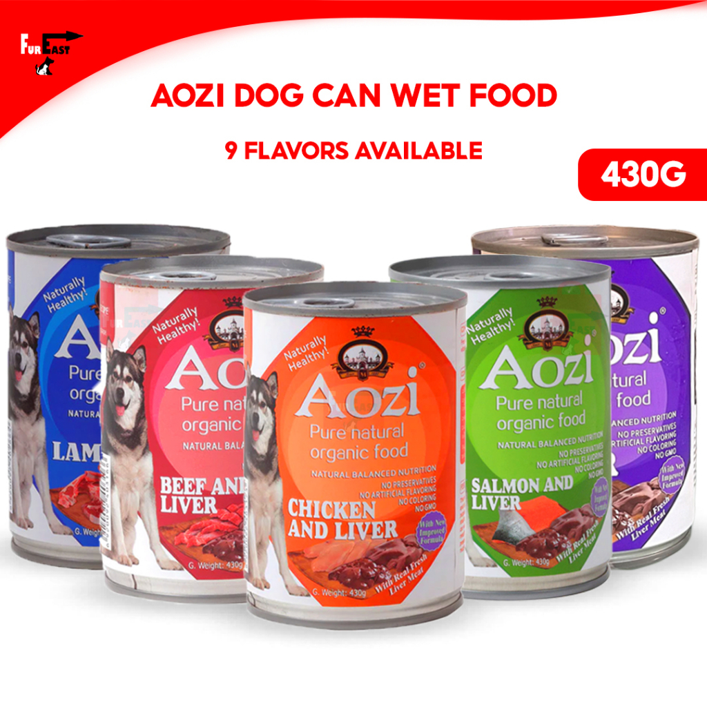Aozi Wet Dog Food in Can 430grams (Fureast) | Shopee Philippines