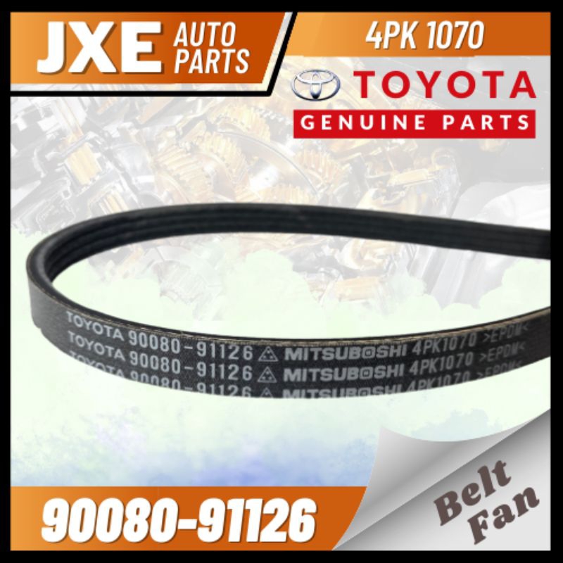 TOYOTA V-Ribbed Belt 4PK 1070 (90080-91126) Genuine Parts | Shopee ...