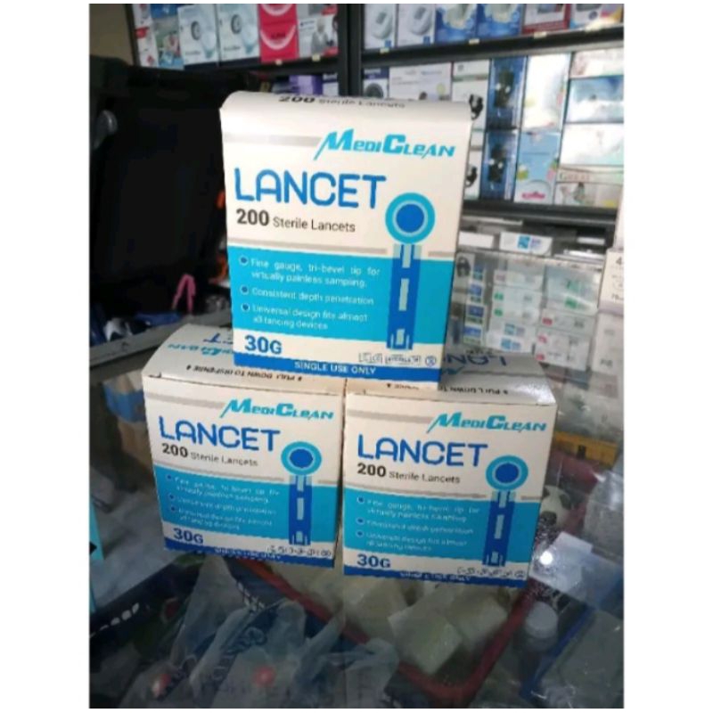 LANCETS 200's STERILE 30G (MEDICLEAN) | Shopee Philippines