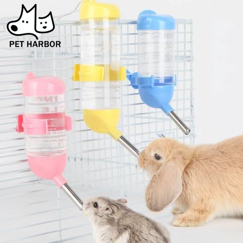 Rabbit Water Dispenser Bunny Drinking Bottle Hamster Guinea Pig Hang ...