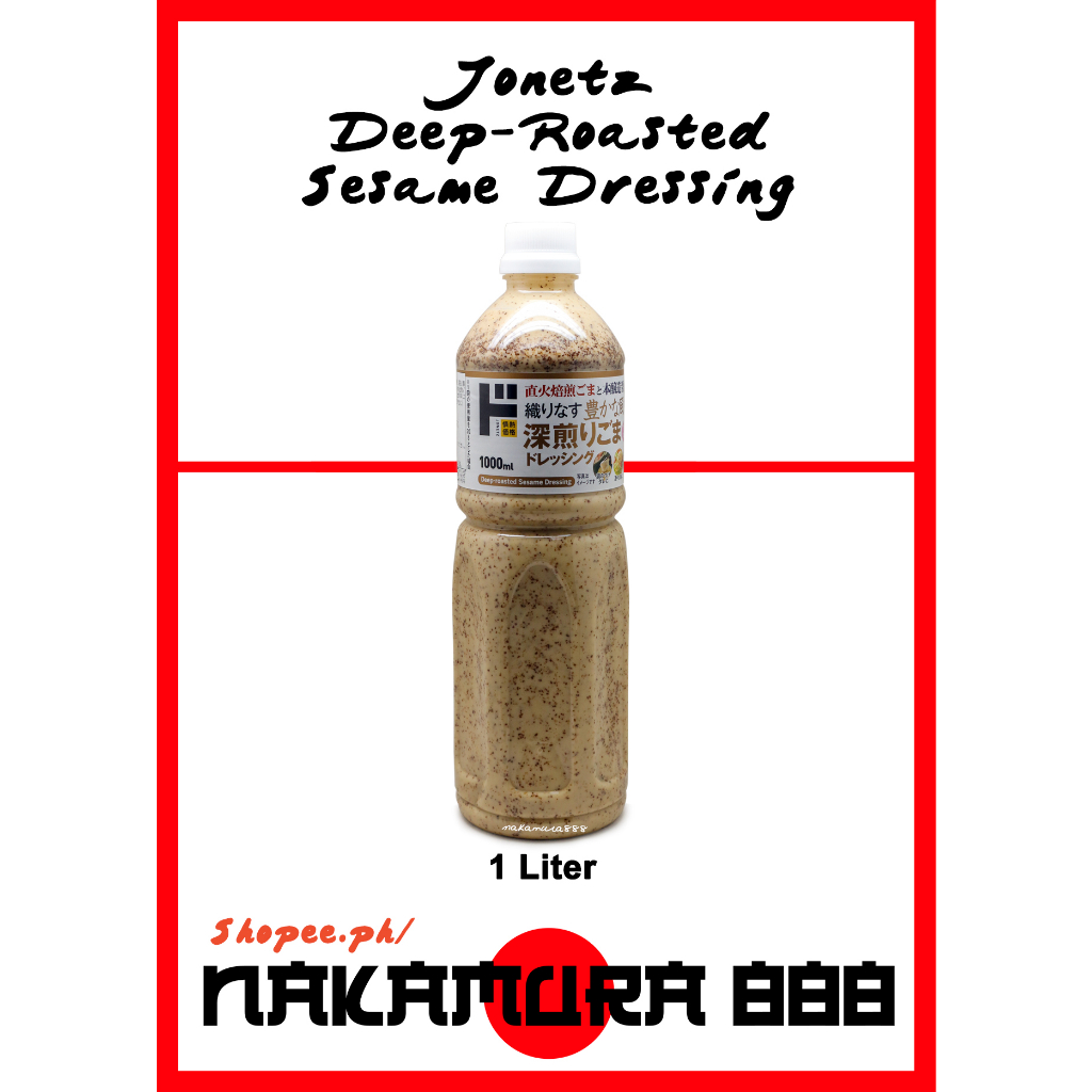 [Japan] Jonetz Deep-Roasted Sesame Dressing - 1 Liter | Shopee Philippines
