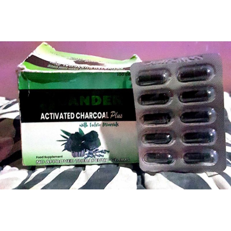 Juander Activated Charcoal Plus 1 capsule Adult | Shopee Philippines