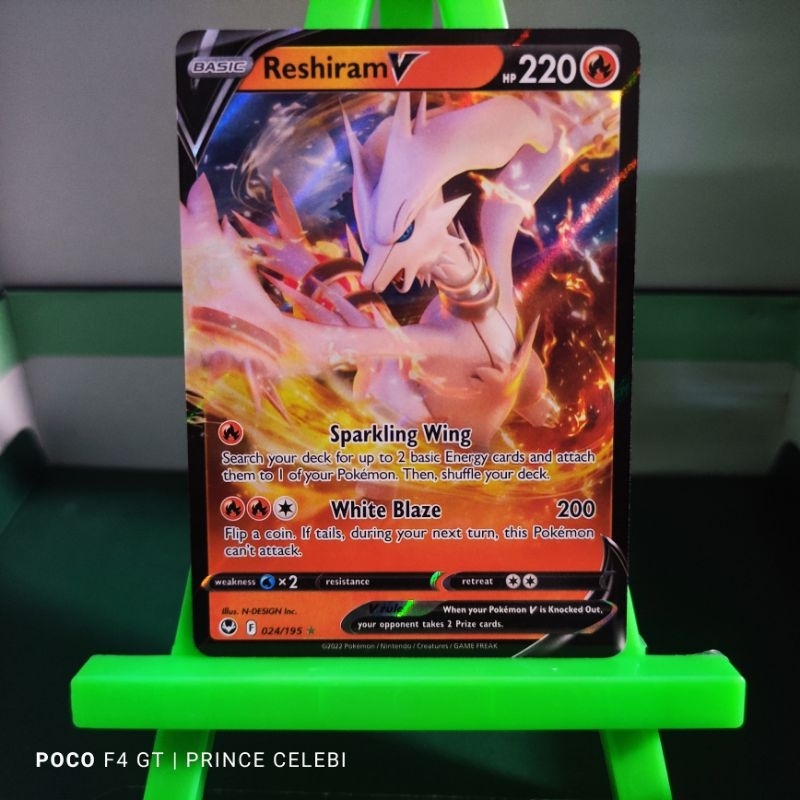 Pokemon TCG - Reshiram V | Shopee Philippines