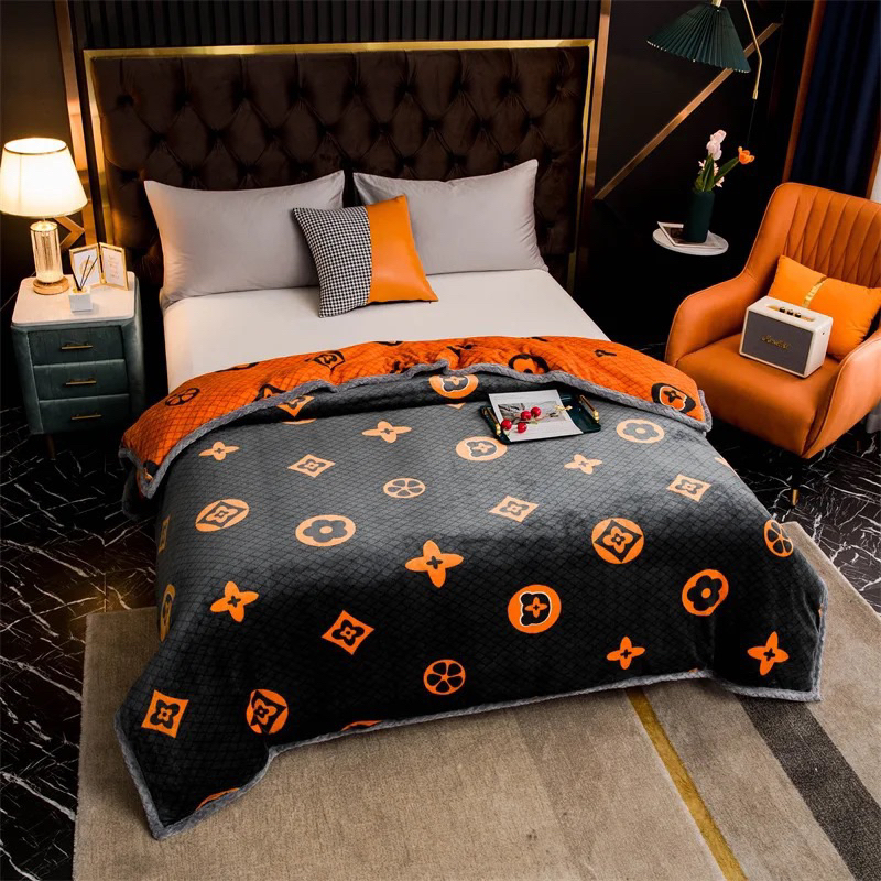 LUXURY DESIGNER BRANDED BLANKET | Shopee Philippines