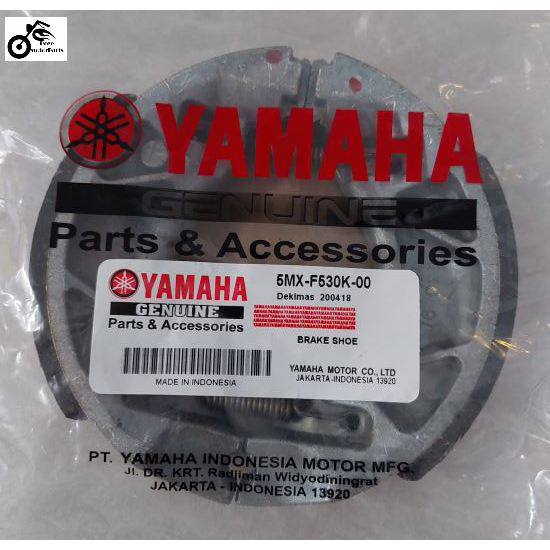 Yamaha MIO SERIES - BRAKE SHOE SET 5MX-F530K-00 - Genuine from ...