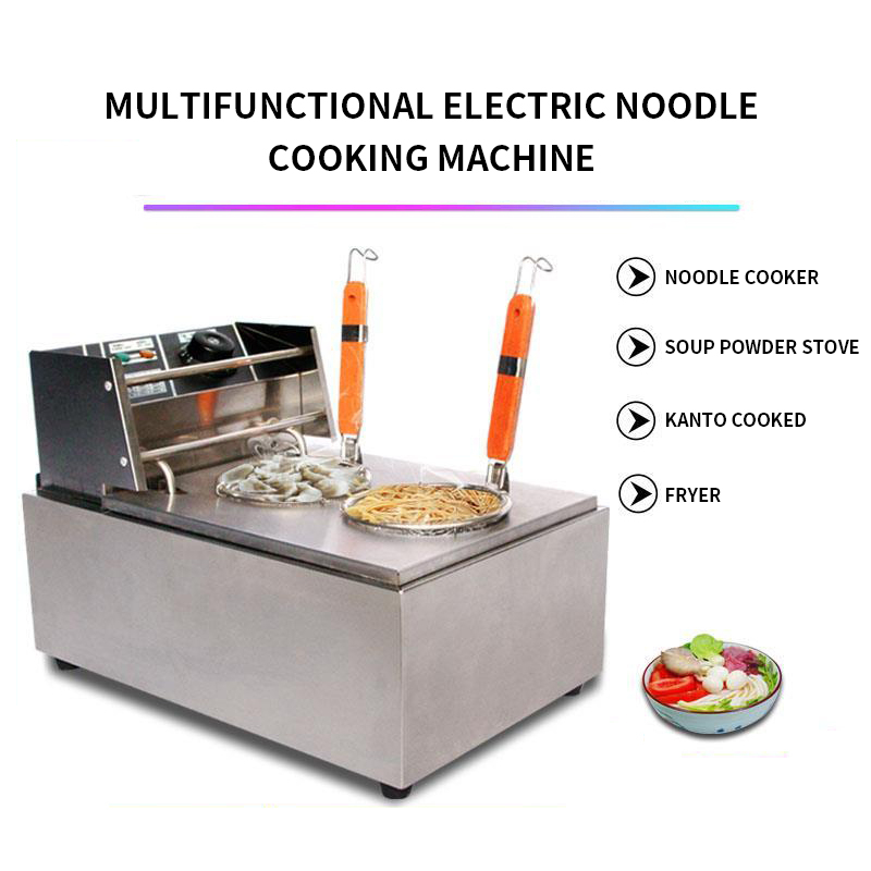 Electric noodle cooker Two hole cooker Stainless steel commercial Spicy ...