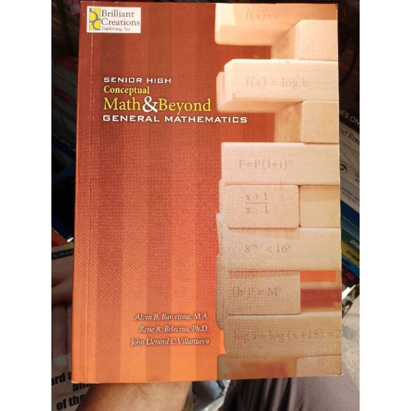 Conceptual Math & Beyond General Mathematics (slightly use | Shopee ...