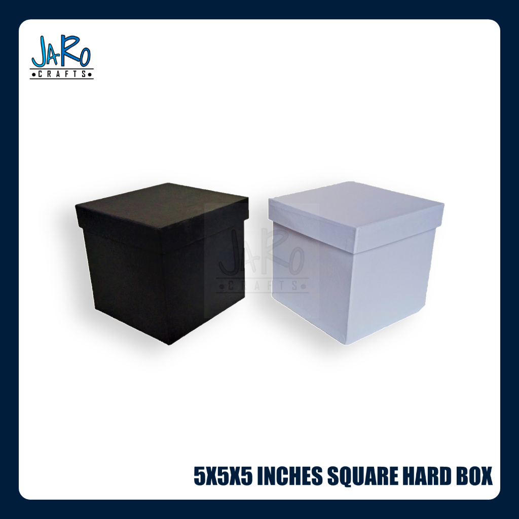 5x5x5 inches - Square Hard Box / Gift Box | Shopee Philippines