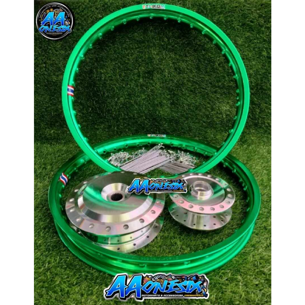 RIM SET FOR HONDA CLICK 125 / CLICK 150 / CLICK V1 / V2 / V3 (rim,hub ...
