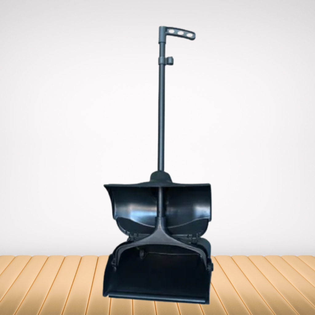 Lobby Dustpan with broom Self-Closing Black Restaurant-Grade | Shopee ...