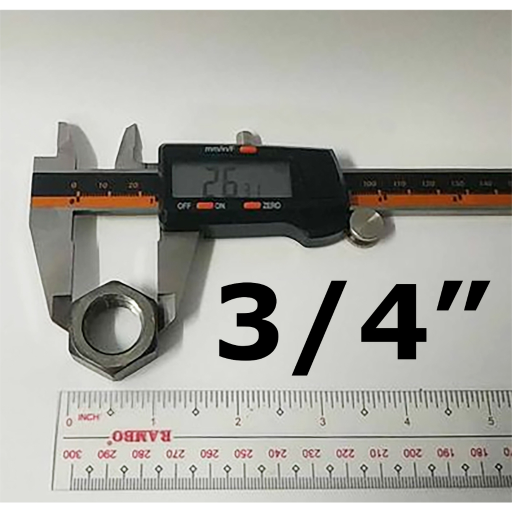 ORDINARY NUT 3/4" HEXAGONAL NUT ===== 3/4" | Shopee Philippines