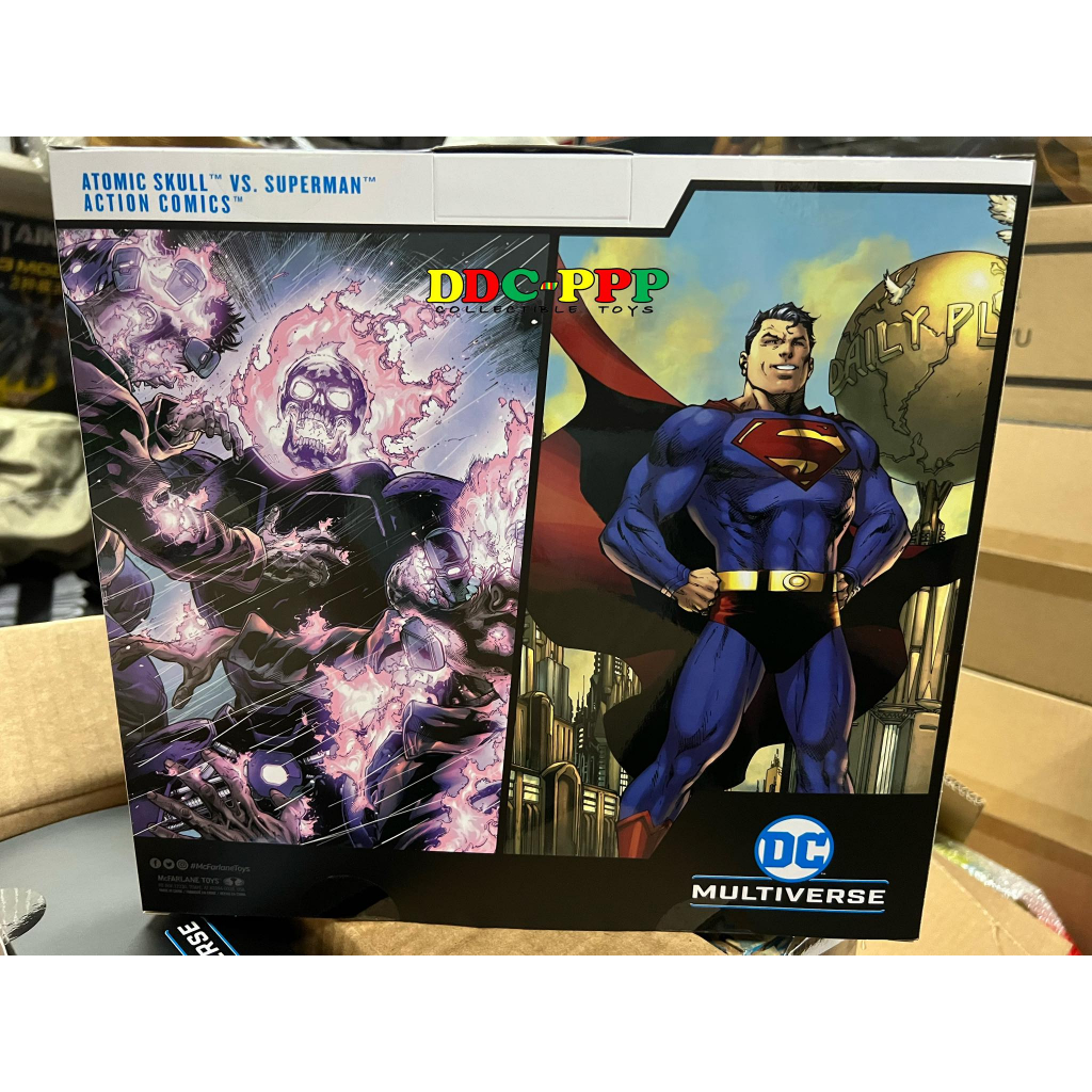 ATOMIC SKULL VS SUPERMAN GOLD LABEL - DC COLLECTOR 2-PACK - McFarlane ...