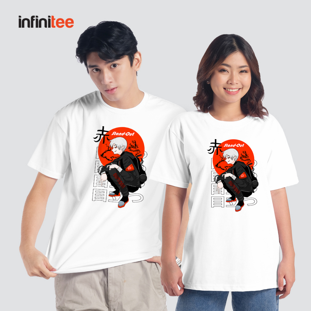 Infinitee Classic Anime Inspired T Shirt For Men Women Round Neck ...