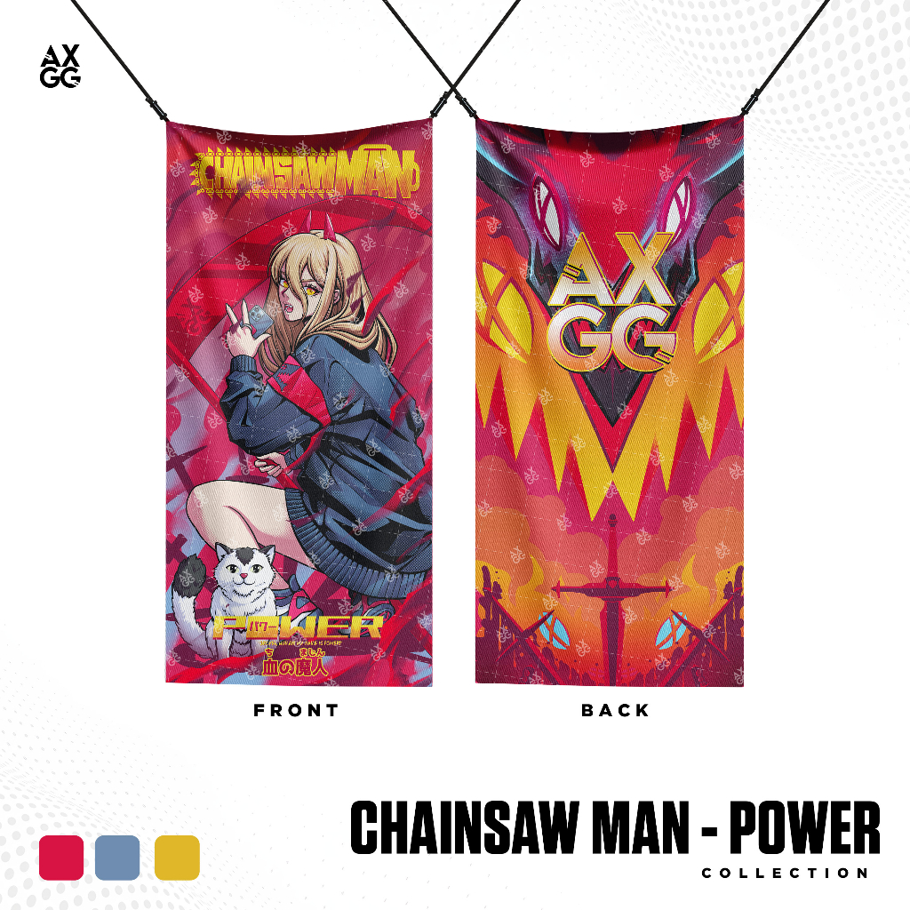 AXGG Banner - Chainsaw Man Anime Cloth Fabric Banner | Shopee Philippines