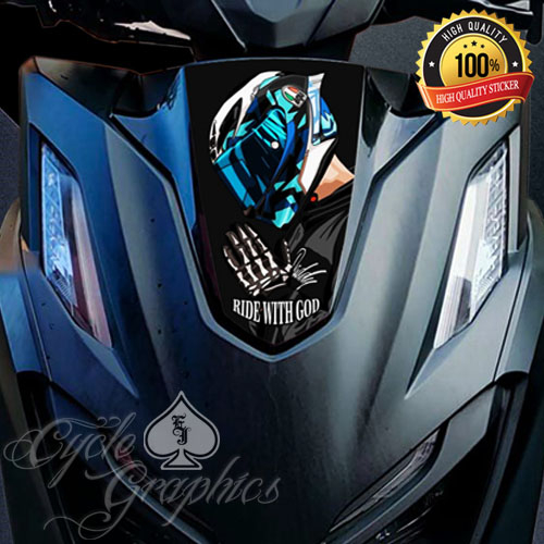 HONDA CLICK 160 V3 FRONT STICKER DESIGN 1 ej cycle | Shopee Philippines