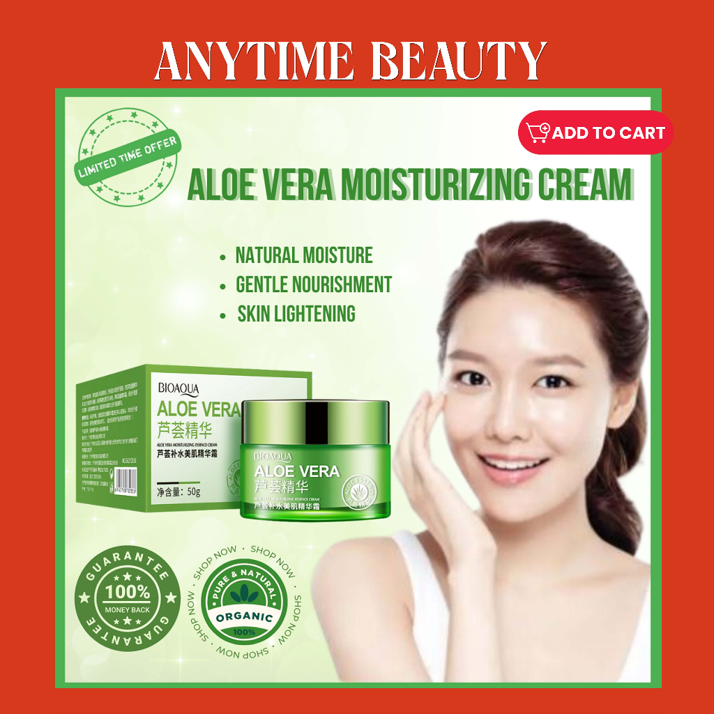 Original Bioaqua Aloe Vera Cream - Ultimate Face Moisturizer for Day and Night Your Daily ...