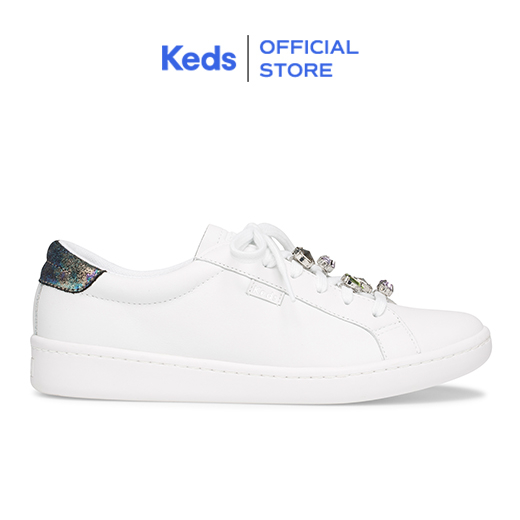 Keds Women's Ace Ltt Leather Gem White Multi (WH60356) | Shopee Philippines