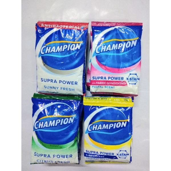 Champion Supra Power Detergent Powder SunnyFresh/Fabric/SupraClean ...