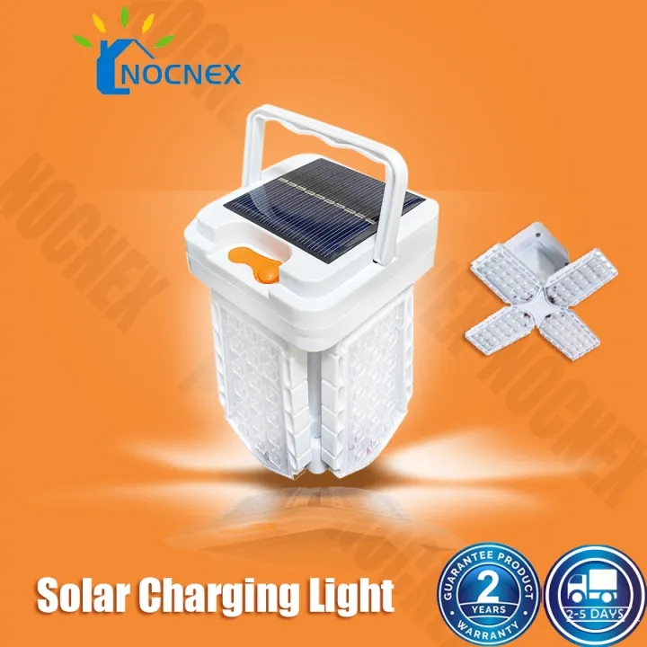 LED Solar Folding Light Rechargeable Emergency Light Outdoor Super ...