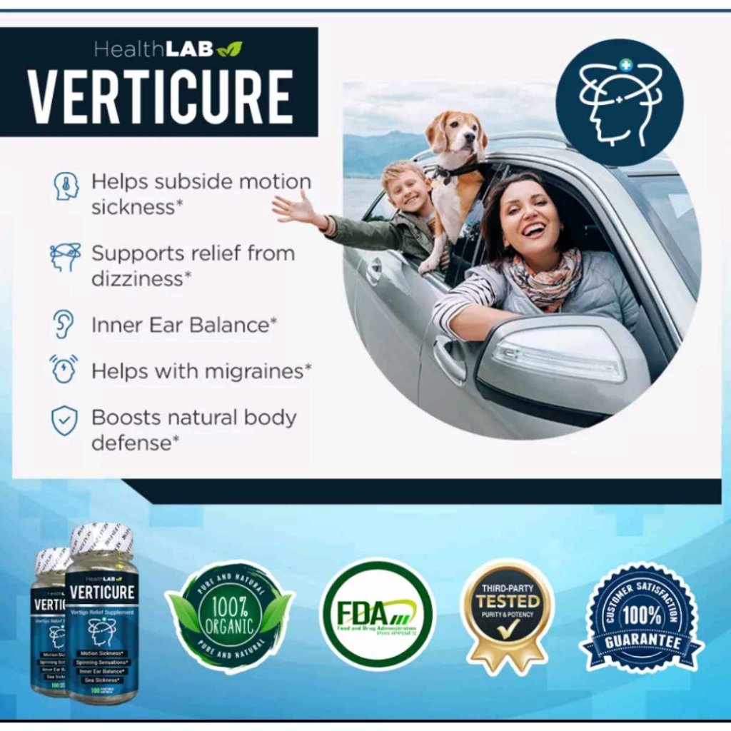 Verticure Relieves Motion Sickness and Dizziness || FDA Approved ...