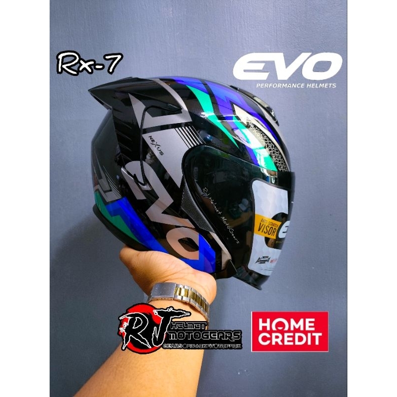 EVO HELMET RX5 NEXUS with FREE CLEAR LENS DUAL VISOR | Shopee Philippines