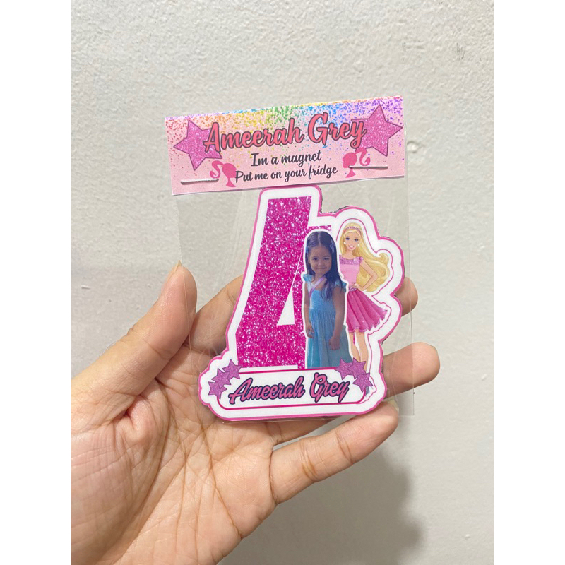 Personalized Number cut-out ref magnet (30pcs minimum) | Shopee Philippines