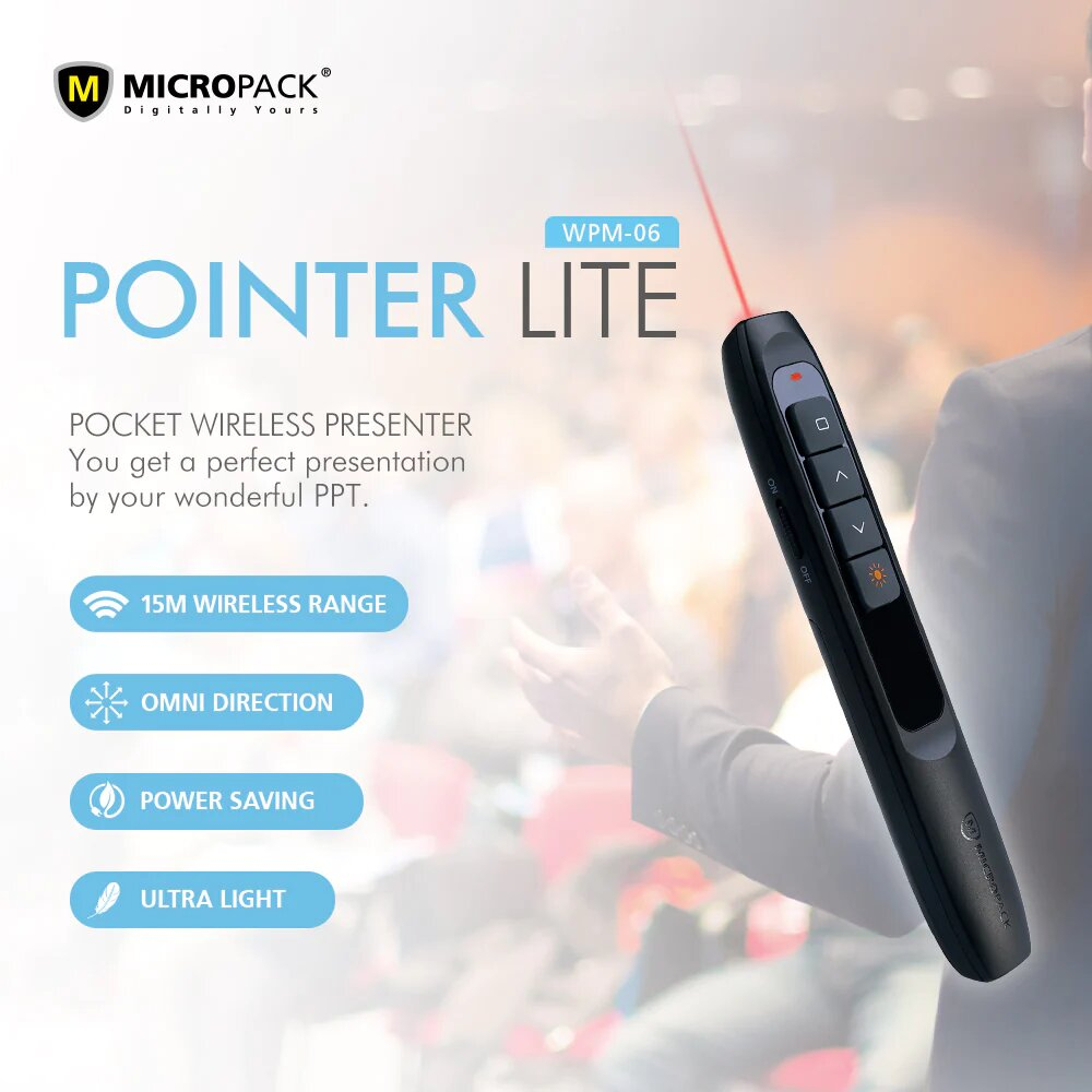Micropack WPM-06 Pointer Lite Presenter | Shopee Philippines
