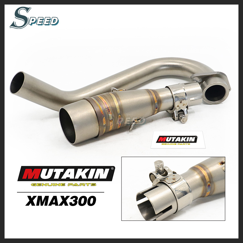 MUTAKIN Big Elbow Pipe YAMAHA XMAX 250/300 Exhaust System Modification ...