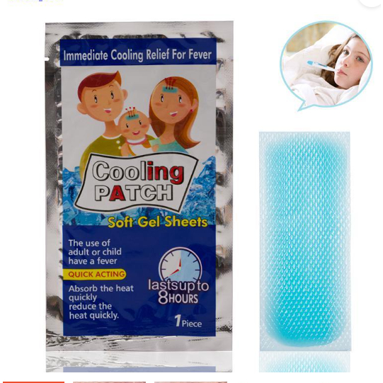 Cooling Patch Fruit Flavor Ice Solid Color Health Care Cooling Gel Mat ...