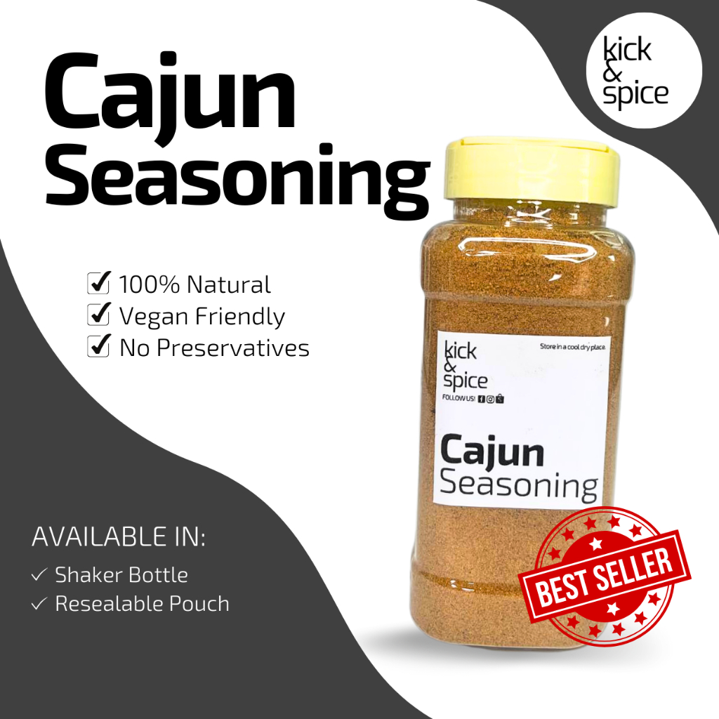Kick and Spice Cajun Seasoning Powder All Natural High-Quality Herbs ...