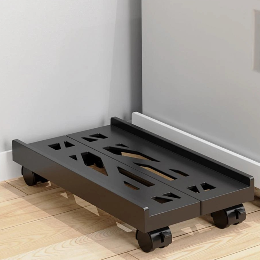 Premium Computer Tower Adjustable PC Desktop Holder Adjustable Stable ...