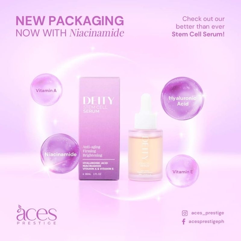 ACES PRESTIGE DEITY STEM CELL SERUM | Shopee Philippines
